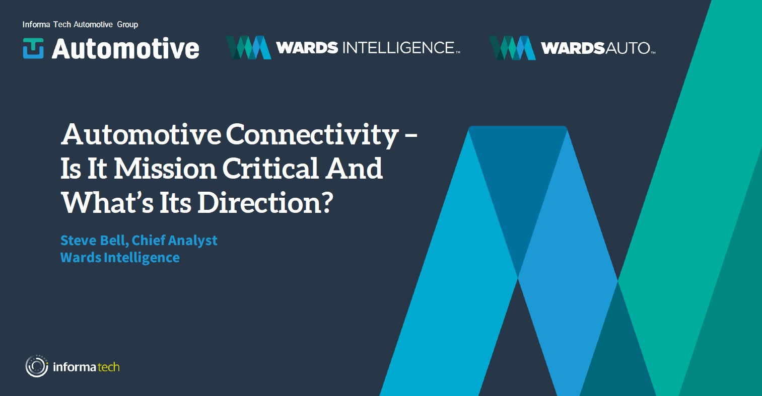 Automotive Connectivity – Is It Mission Critical And What’s Its ...