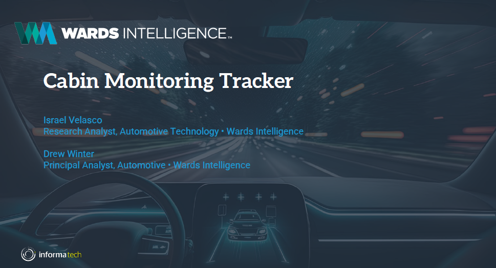 Cabin Monitoring Tracker 2023 Omdia