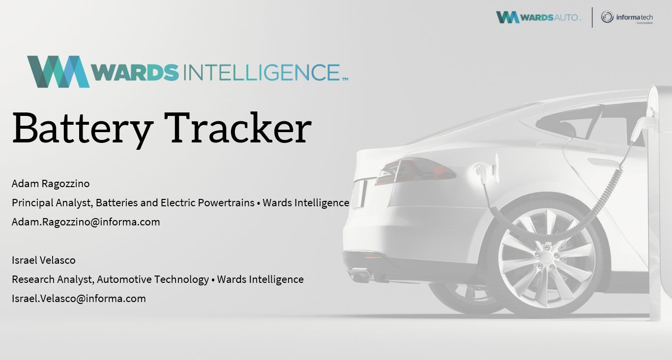 Battery Tracker 2024 Omdia