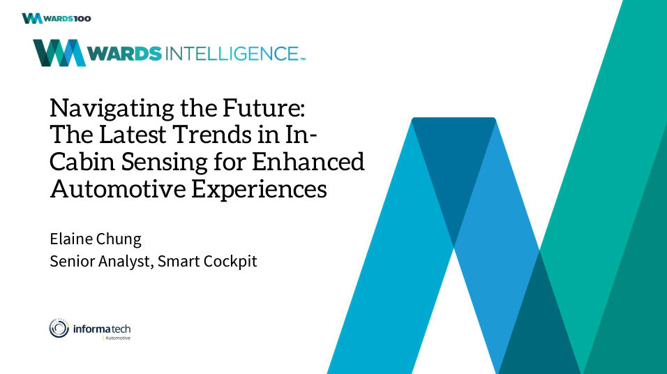 Navigating the Future: The Latest Trends in In-Cabin Sensing for ...