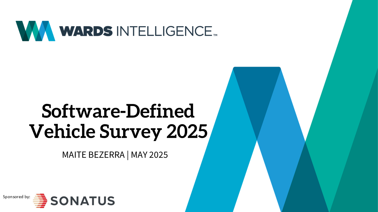 Software-Defined Vehicle Survey 2025 Omdia