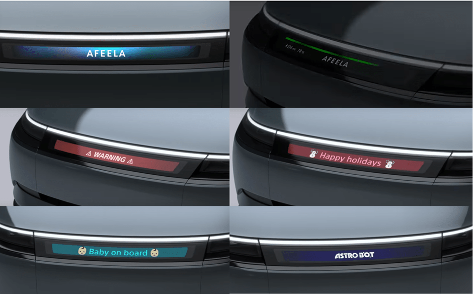 Sony AFEELA 1 EV: A look at its cutting edge LTPS TFT LCD and Micro LED ...