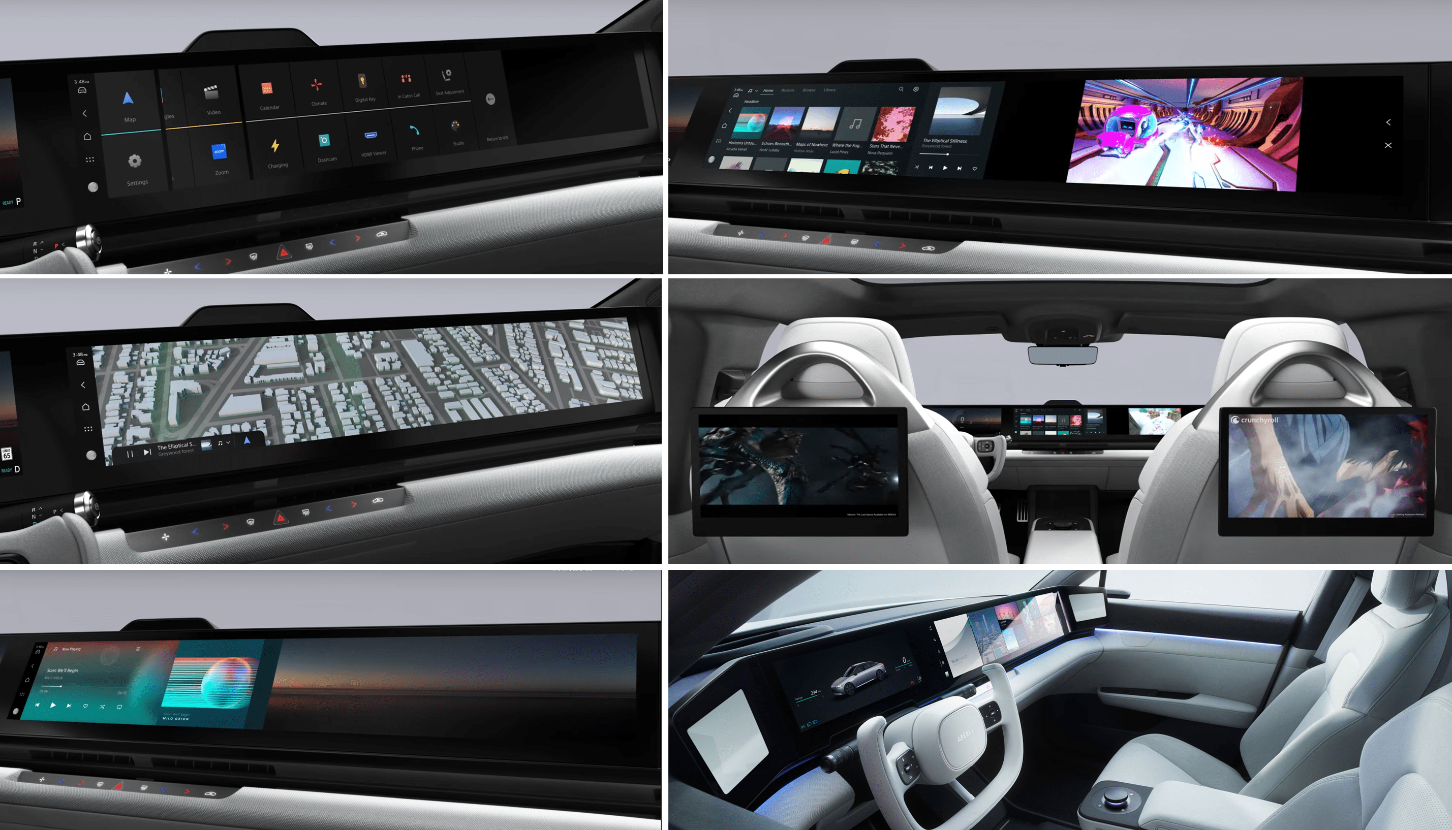 Sony AFEELA 1 EV: A look at its cutting edge LTPS TFT LCD and Micro LED displays