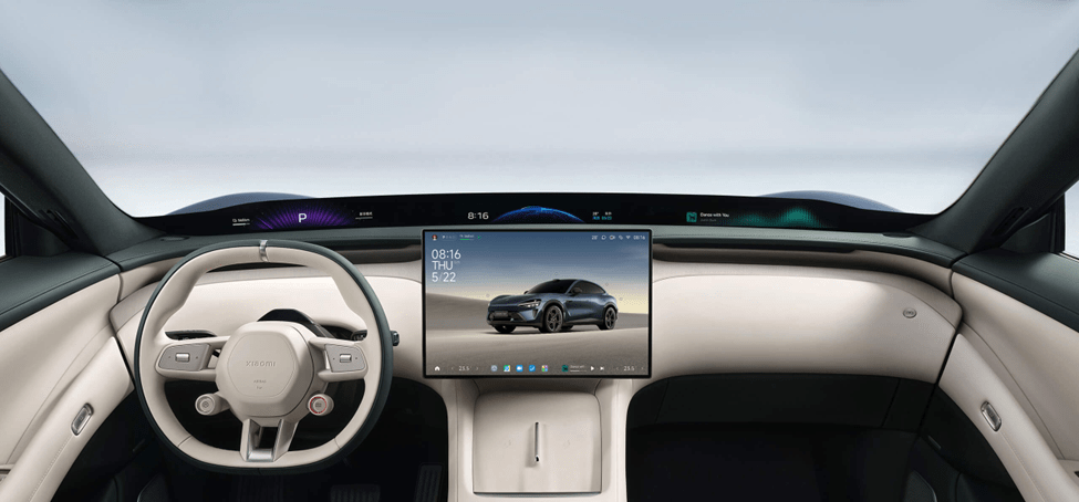 The Xiaomi YU7 is the first mass produced vehicle to feature a PHUD system