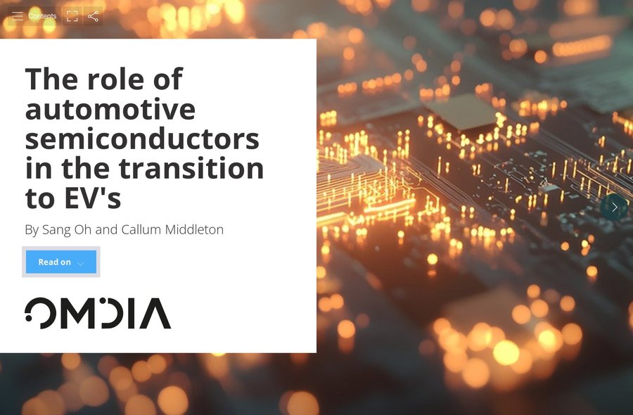 The role of automotive semiconductors in the transition to EV's | Omdia